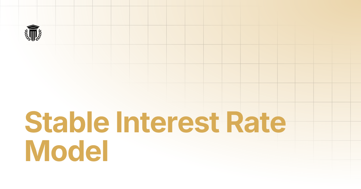 Stable Interest Rate Model | Mutuum