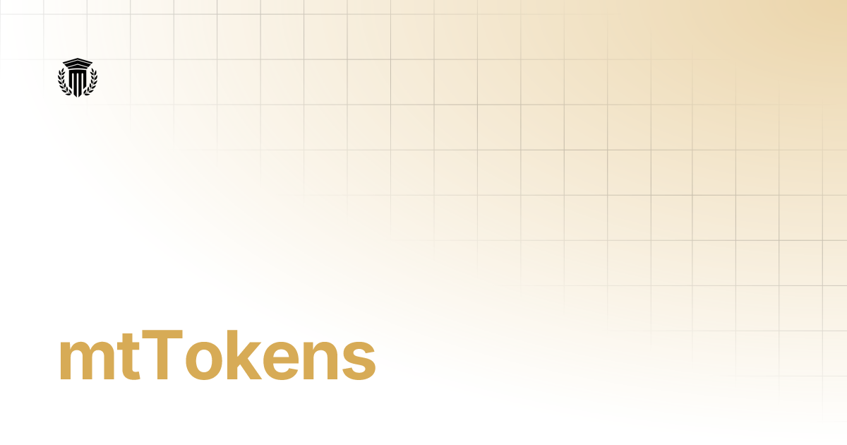 mtTokens | Mutuum