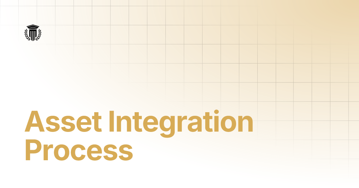 Asset Integration Process | Mutuum