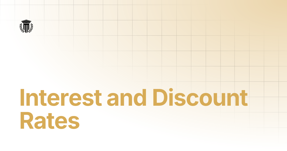 Interest and Discount Rates | Mutuum